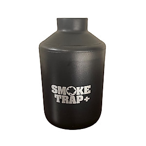 Smoke Trap + Bundle - Includes Smoke Trap + And Extra ECO Replaceable Filter - Personal Air Filter - Long Lasting Smoke Filter 500+ Uses With Easy Exhale - Filters Have Zero Plastic Waste - (Black)