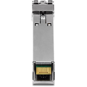 TRENDnet 10GBASE-SR SFP+ Multi Mode LC Module, TEG-10GBSR, Supports Distances up to 300m (984 feet), Hot Pluggable Fiber SFP+ Transceiver, 850nm Wavelength, Lifetime Protection, Silver