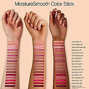 Neutrogena MoistureSmooth Color Stick for Lips, Moisturizing and Conditioning Lipstick with a Balm-Like Formula, Nourishing Shea Butter and Fruit Extracts, 120 Berry Brown.011 oz (Pack of 36)