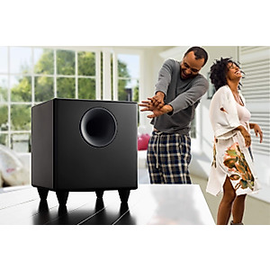 Audioengine S8 Powered Home Subwoofer Speaker - 250W 8-inch Subwoofer with Built-in Amplifier for Home Audio