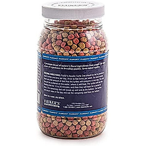 Fluker's Aquatic Turtle Formula Turtle Diet Dry Food 8oz - Includes Attached DBDPet Pro-Tip Guide