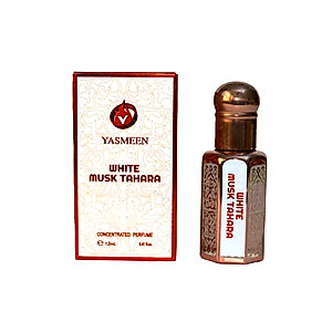 Yasmeen Pure White Musk al Tahara 12 ML HIGH QUAILITY for Women and Men Fragrances Concentrated Thick Oil Attar Perfume Cream