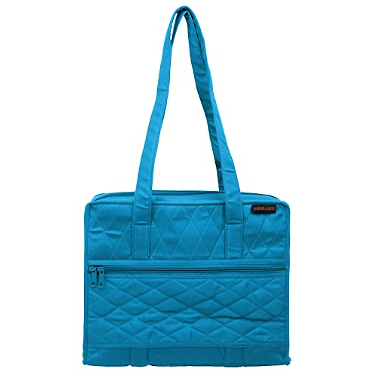 Yazzii Quilter’s Project Bag with 19 Pockets - Portable Storage Bag Organizer - Multipurpose Storage Organizer for Quilting, Patchwork, Embroidery, Needlework, Papercraft & Beading-Aqua