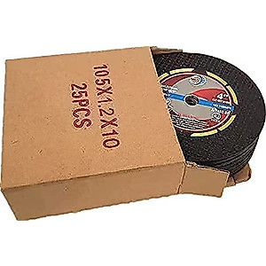 WA 25PACK - 4"x 0.045"x3/8" Thin Cut Off Disc, Die Grinder Tool Accessories Discs Cutting Wheel, 4 inch Cutoff Blade 3/8 in Arbor for General Metal, Steel, Stainless, Wood