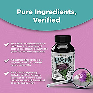 Liver Cleanse Detox & Repair Formula - Herbal Liver Support Supplement with Milk Thistle Dandelion Root Organic Turmeric and Artichoke Extract to Renew Liver Health - Silymarin Milk Thistle Capsules