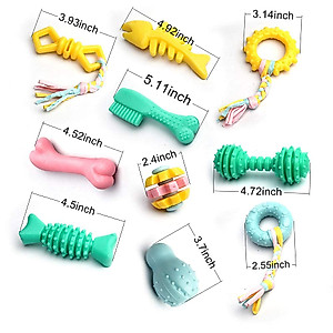 HDMOTU Puppy Toys for Teething,Puppy Chew Toys for Teething Small Breed,Dog Chew Toys for Puppies Teething 20 Pack,Rubber Ball Interactive Dog Toy