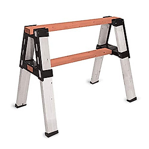 2x4basics 90196MI Custom Pro Brackets Sawhorse, 2 Pack , Black