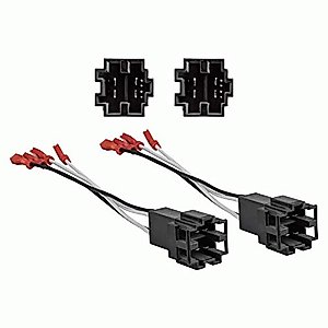 Carxtc Speaker Connection Plugs for Replacing Factory Rear Deck 6 x 9 Inch Speakers. Fits Chevrolet Camaro 2010-2015 w/o Boston Acoustics
