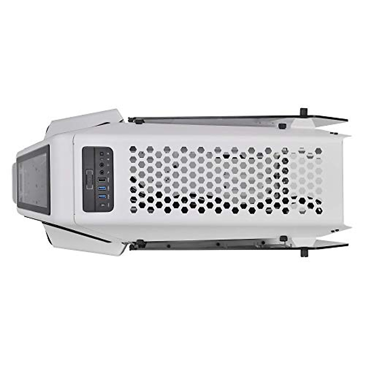 Thermaltake AH T600 Snow Helicopter Styled Open Frame Tempered Glass Swing Door E-ATX Full Tower Case CA-1Q4-00M6WN-00