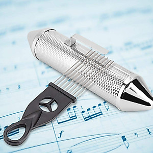 Stainless Steel Guiro Percussion Instrument Musical Percussion Instrument with Scraper