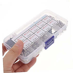 TEHAUX 5 Sets Computer Host Screw Computer Mounting Screw Computer Part Screw Assortment Computer Accessories Laptop Screws Computer Supply Countersunk Head Screw Self-Tapping Screws