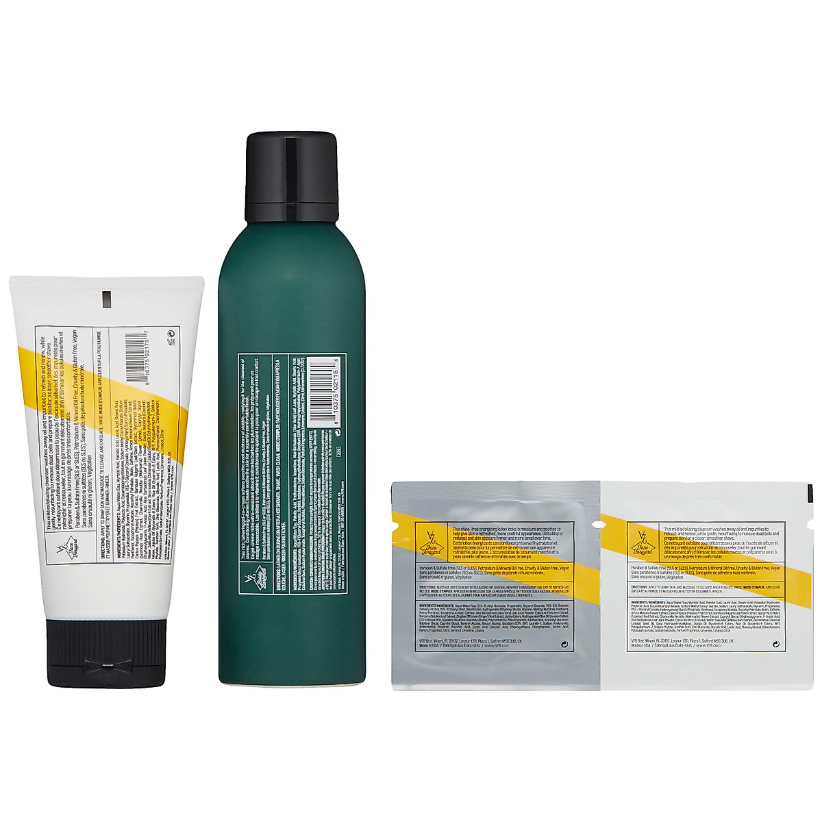 V76 by Vaughn Clean Shave Hydrating Gel Cream Formula for Men, 5.6 oz