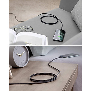 Anker USB C to Lightning Cable [6 ft, 2-Pack] Powerline+ II Nylon Braided Cable for iPhone 11/11 Pro / 11 Pro Max/X/XS/XR/XS Max / 8/8 Plus/AirPods Pro, Supports Power Delivery