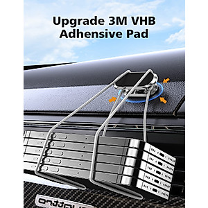 NIYEVN 2 Pack Magnet Phone Holder for Car [ Upgrade N52 Magnet ] Magnetic Phone Holder for Car, [ 360° Rotation ] Universal Dashboard Car Phone Holder Magnetic Fits Samsung & iPhone 16 Pro Max