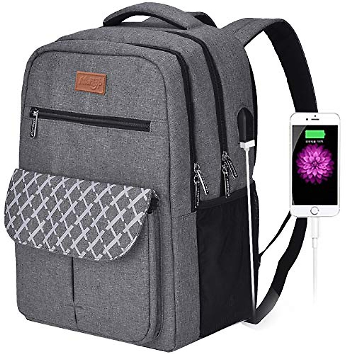Arrontop Backpacks for College Students, Backpacks for High School ,Laptop Backpack Water Resistant Computer Bag with Usb Charging Port