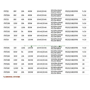 Adjustable Digital DC Power Supply, Wide-Range Programmable, IT6722A, 80V/20A/400W RS232/USB, IT6722 with GPIB(IT6722A)