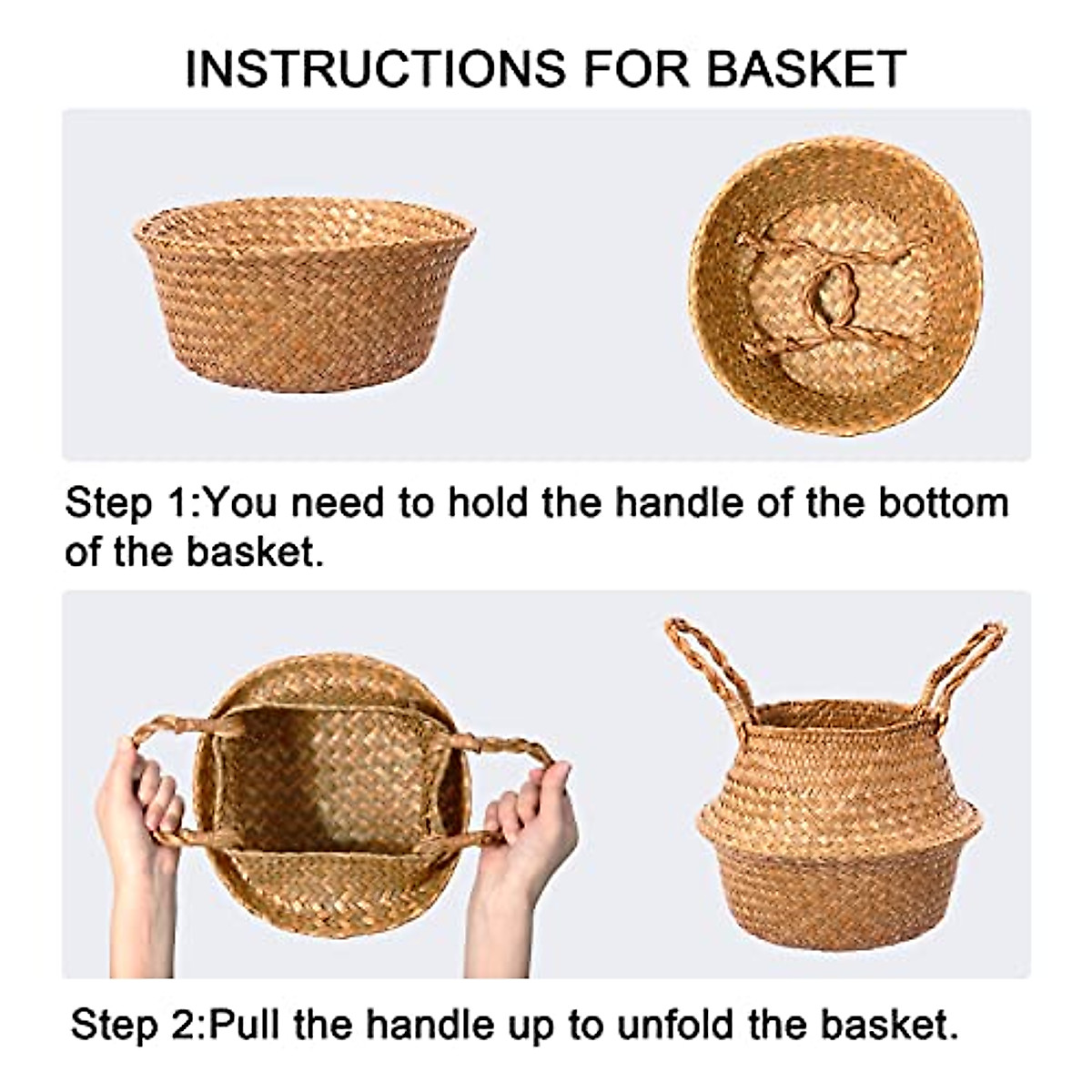 Ferrgoal Artificial Plants, 6 Ft Dracaena Tree Faux Plants Indoor Outdoor Decor Fake Tree with Woven Seagrass Basket Plants for Home Decor Office Living Room Porch Patio Perfect Housewarming Gift