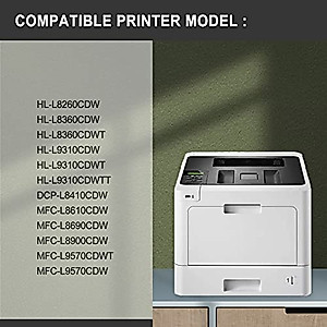 DRAWN [3-Pack, 1C+1M+1Y] TN431C TN431M TN431Y Toner Cartridge Compatible Replacement for Brother TN-431 TN431 HL-L8360CDWT L8260CDW L8360CDW L9310CDW L9310CDWT L9310CDWTT Printer Ink
