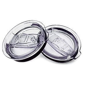 30 OZ - 2 Replacement Lids for Yeti Tumblers-3.7 to 3.74 INCH Diameter - Spill Proof Lids- Tumbler Lid for Yeti Tumbler 30 oz, Replacement Lids for Stainless Steel Tumbler Travel Cup, Yeti cup lids