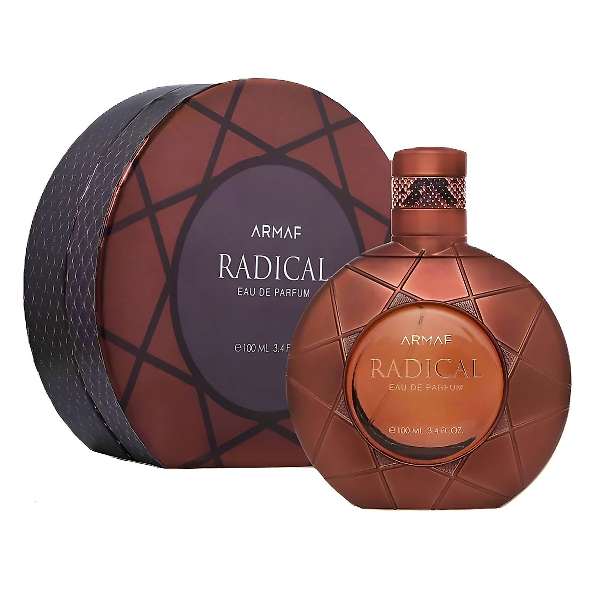 Armaf Radical Brown for Men Eau de Parfum Spray, 3.4 Ounce