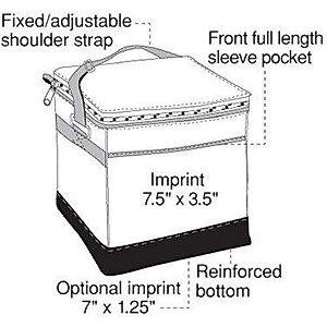 Yens Fantasybag Deluxe 12-Pack Cooler, VCM-38 (Black)