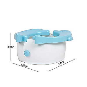 Baby Cute Dolphin Travel Potty Toilet Training Seat Trainer Portable Foldable Potty with 20 Potty Liners Disposable for Kids Boys Girls Children Toddlers