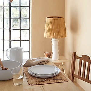 Casafina Ceramic Stoneware Soup & Pasta Bowl - Pacifica Collection, Salt (White) | Microwave & Dishwasher Safe Dinnerware | Food Safe Glazing | Restaurant Quality Tableware