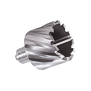ACTOOL 1-7/8" Diameter × 1" Depth of Cut HSS ANNULAR Cutter with 3/4'' Weldon Shank