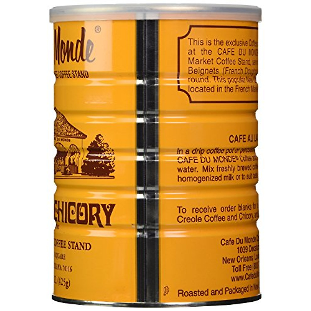 Cafe Du Monde Coffee with Chicory, 15-Ounce (Pack of 2)