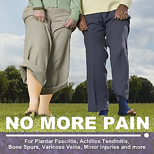 NEWZILL Compression Socks for Women & Men Circulation 20mmHg, Graduated Open Toe, Cotton Compression Socks for Nurses Gray