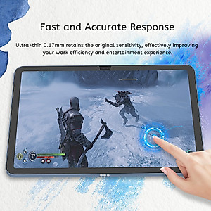 MOBDIK 2 Pack Paperfeel Screen Protector Compatible with iPad 10th Generation (2022) & iPad Air 11 M2 (2024) New Version Crafted for Natural Writing, Less Reflection, Nib Friendly