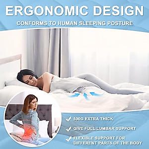 JTE Twin Mattress Pad for Back Pain, 100% Waterproof Extra Thick Quilted Fitted Mattress Protector, Breathable Cooling Mattress Topper Bed Cover Pillow Top 8-21" Deep Pocket(39 * 75 Inches, White)