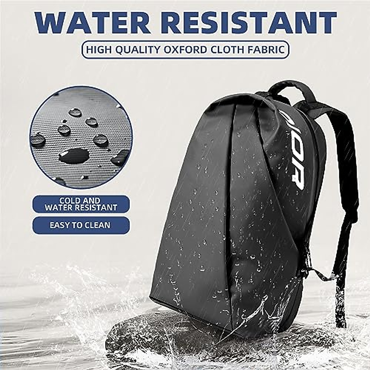 HIMZ WARRIOR Casual Backpack, Carry On Daypack for 15.6 Inch Laptop, Durable Backpacks for Men Women, Travel College Business Work, Black…