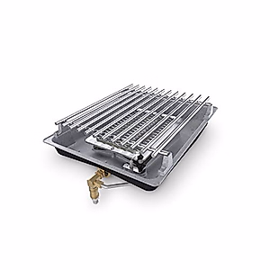 Broil King 18674 Propane Infrared Side Burner Kit, Black, Silver