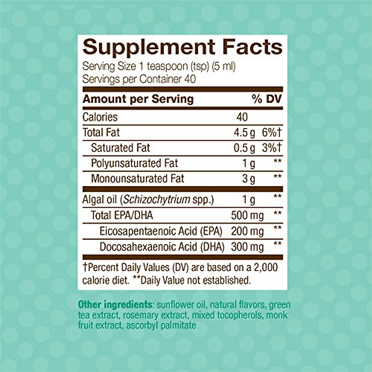 Nature's Way NutraVege Omega-3 Plant Based Liquid Supplement, Strawberry + Orange Flavored, 6.8 oz