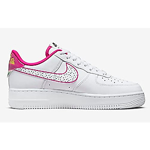 Nike Women's Air Force 1 Low '07 Size 6.5 US- DV3809 100 Dragonfruit White/White-pink Prime