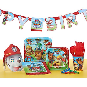 American Greetings Nickelodeon, Paw Patrol Scene Setter Wall Decorations for unisex-children, 5-Count
