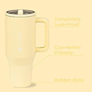 HydroJug Butter 40oz Traveler + Replacement Straws