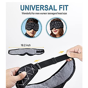 Sleep Headphones, Kabray Sleeping Headphones Soft Comfortable Bluetooth Sleep Mask with Ultra Thin Speakers, Cool Gadgets Gift for Women Men Valentine's Father's Mother's Day Birthday Christmas