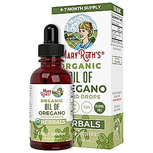 Oregano Oil Drops | 6 Month Supply | USDA Organic Oil of Oregano Liquid | Herbal Blend for Immune Support | Digestive Health | Overall Health | Vegan | Sugar Free | Non-GMO | 1 Fl Oz