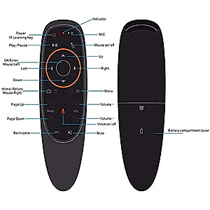 MXQ Pro 5G with Air Mouse & Voice Control 2024 Upgraded Android 13.1 Version Ram 2GB ROM 16GB TV Box H.265 HD 3D Dual WiFi 2.4G/5.8G Quad Core Android Smart TV Box