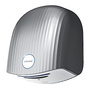 interhasa! Adhesive Paper Towel Dispenser Wall Mount, Commercial Hand Dryer 110V Plug in