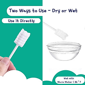 [60 Pcs] Little Fox Baby Oral Cleaner +2 Pcs Finger Toothbrush with Cases, Baby Tongue Cleaner, Newborn Toothbrush, Disposable Tongue and Gum Cleaner, Infant Oral Care and Cleaning for 0-36 Month Baby