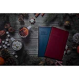 Hardcover Classic Notebook, 2 Pack, Journal, Total 240 Sheets/480 Pages, Perfect Notebooks for Work, Travel, College, Business