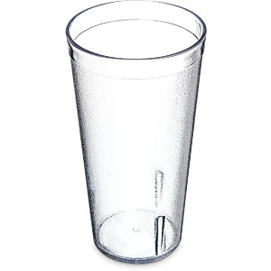 CFS Stackable Plastic Tumbler, 20 Ounce, Clear (Pack of 72)