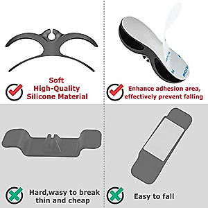 Nearockle Cord Organizer for Appliances, 5 Pack Upgraded Cord Wrap Holder Cord Winder Stick Firmly on Kitchen Mixer, Blender, Coffee Maker, Pressure Cooker, Air Fryer and Small Appliances(Black)