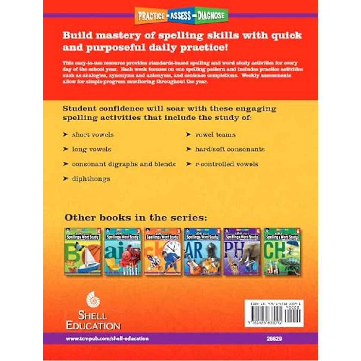 180 Days™: Reading, Vocabulary/Language for 1st Grade Practice Workbook for Classroom and Home, Cool and Fun Practice Created by Teachers (180 Days of Practice)