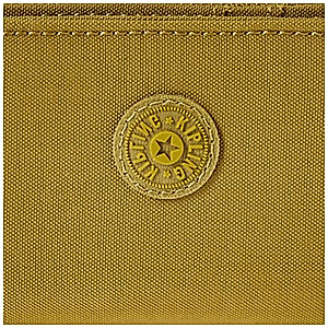 Kipling Womens Women's Tops Wallet, Compact, Practical, Nylon Travel Card Holder Wallet, Pear Chartreuse 360, 3 L x 4.125 H 1 D US