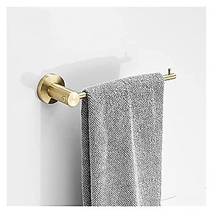 Towel BAR Rack Hand Towel Holder Bar Wall Mounted Hand Towel Bar Bathroom Towel Holder Kitchen Dish Cloths Hanger/Bath Towel Rack/a (Color : Double Rod, Size : Christmas Reindeer -Style5)