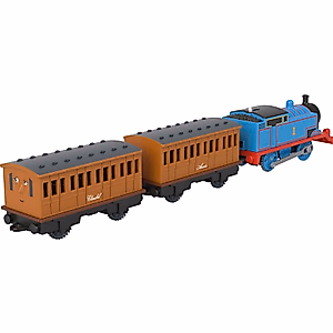 Thomas & Friends Thomas Annie & Clarabel, battery-powered motorized toy train for preschool kids 3 years and up [Amazon Exclusive]